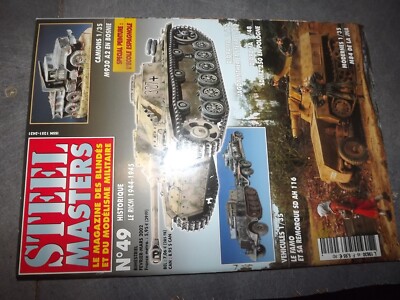 T.0 Revue Steel Masters N°49 Ricm 44-45 / M930 A2 En Bosnie / M84 De La ...