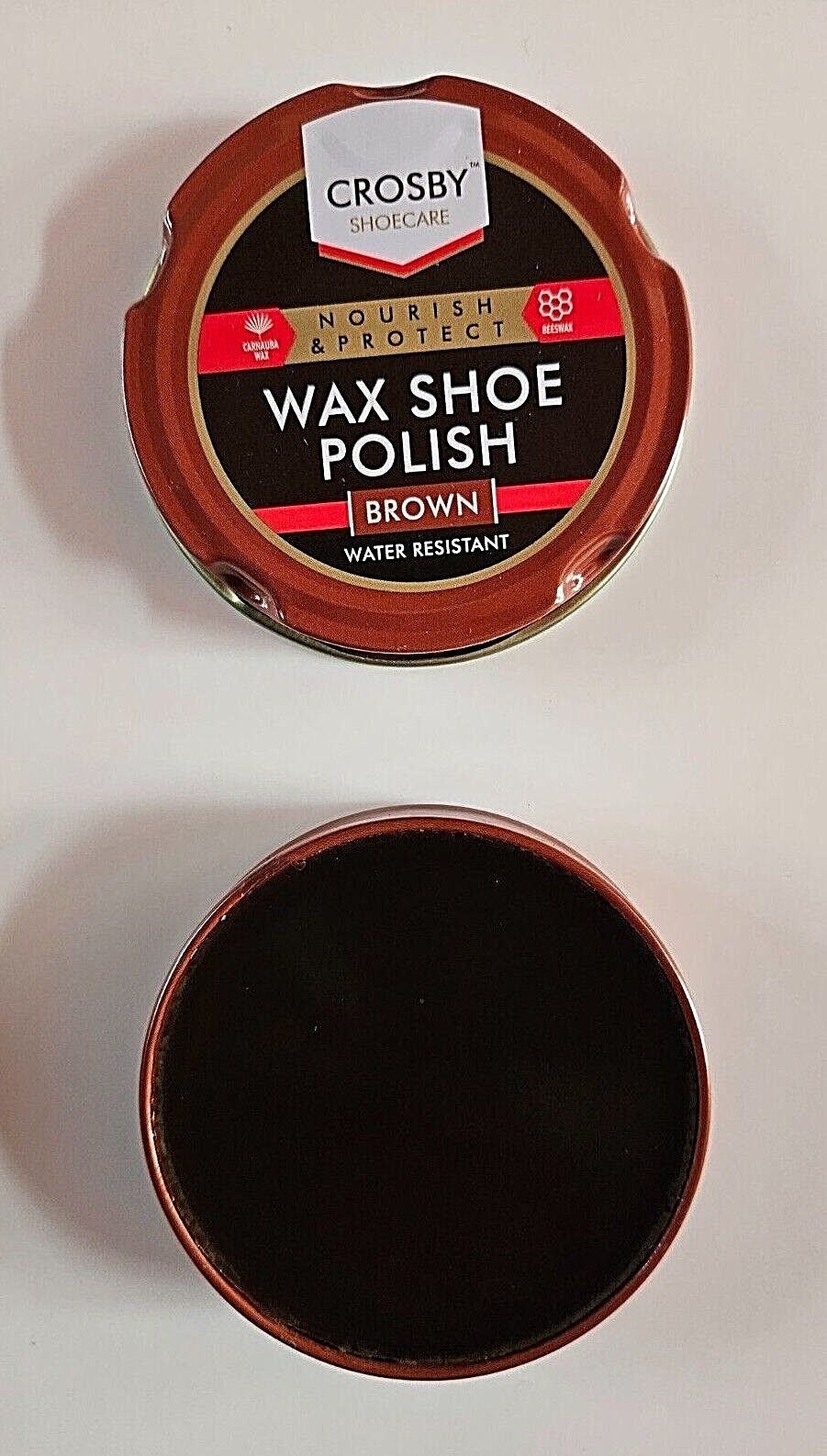 Crosby Wax Shoe Polish – Black or Brown Nourish and Protect | eBay UK