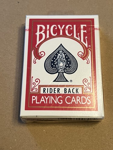 Bicycle Rider Back Blue Seal Deck Damaged Box Cincinnati Ohio Playing ...