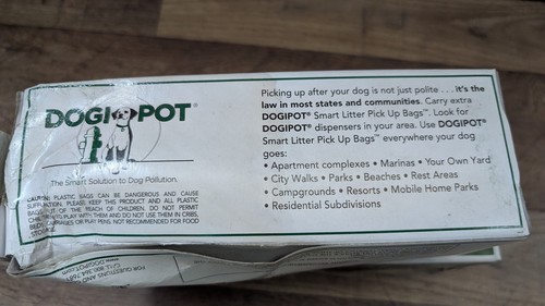 DogiPot 1402 Disposable Pet Waste Bags 400 Bags Pack of 2 in Rough ...