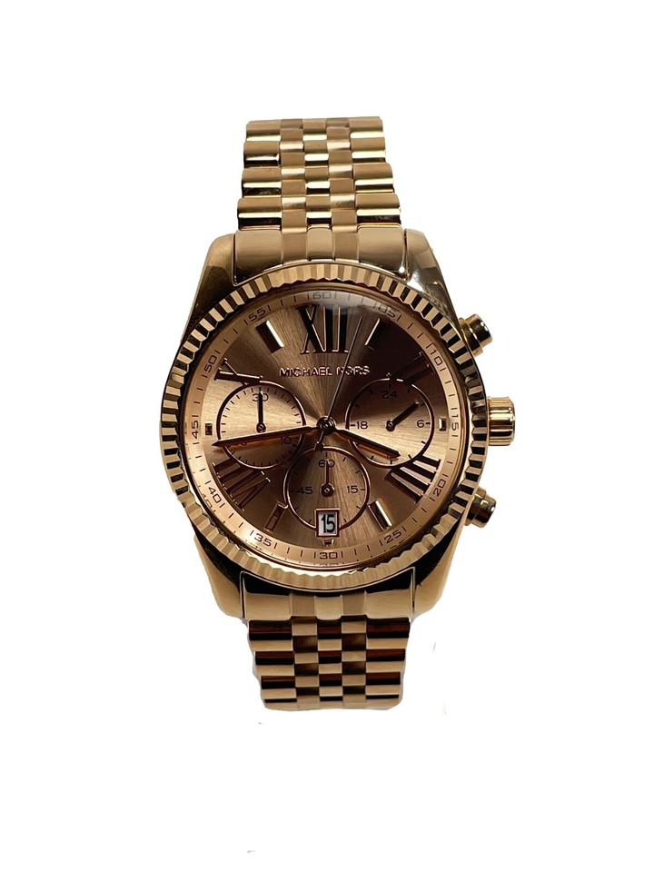 Michael Kors (MK5569) Lexington Rose Gold Tone Watch | eBay