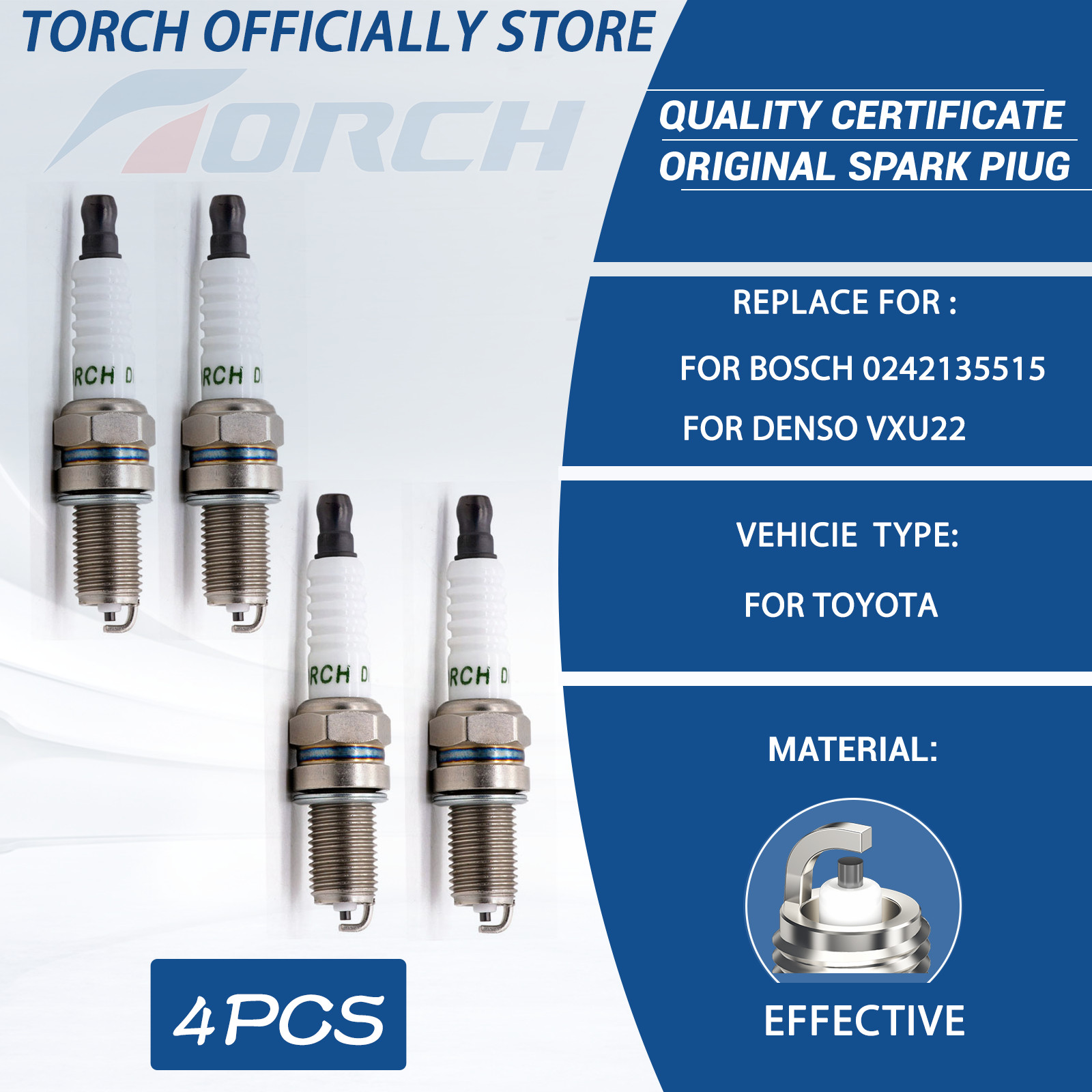 Torch DK7RTC - Alternative spark plugs