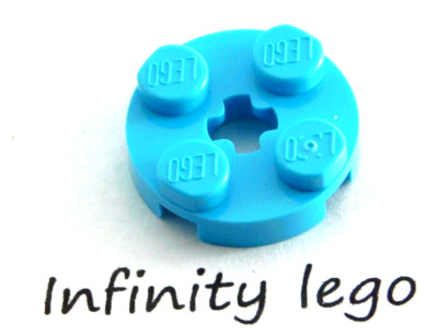 12 LEGO Medium Azure Round Plate 2 x 2 (4032) - (12 Pieces) | eBay