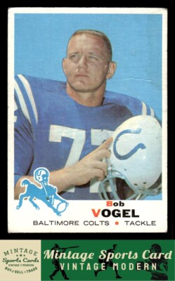 1969 Topps - Bob Vogel - #138 Baltimore Colts PR/PR+ | eBay
