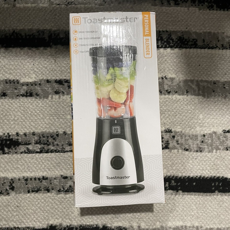 Toastmaster Mini Personal Blender Smoothie Drink Maker 15 oz - Brand ...