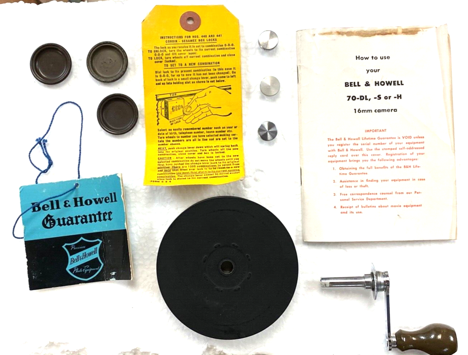 Bell & Howell 16mm Filmo 70 Cine Camera w/3 Lenses Rebuilt Warranty ...