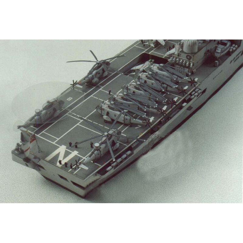 1:400 HMS Invincible (R05) Aircraft Carrier 3D Paper Military Model ...