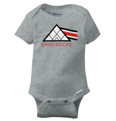Midwestern Ohio Pride Eastern State OH Unisex Baby Infant Romper ...