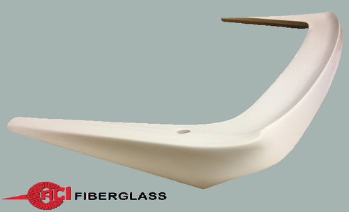 1984-96 C4 Corvette Rear Spoiler Channel Wing ACI Fiberglass NEW Made ...