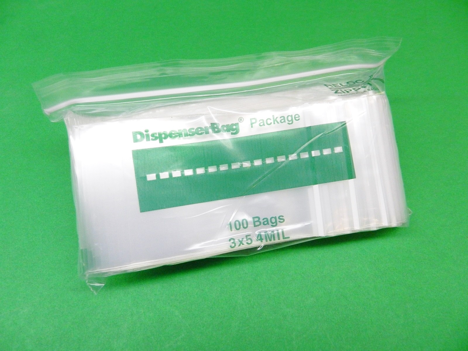 Zippit Bags Reloc 3x5 4mil Zip Seal Lock Reclosable Thick 3" x 5 ...