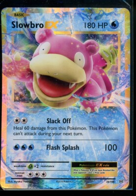 Slowbro EX 26/108 XY Evolutions Pokemon TCG NM - Mint Ultra Rare Card ...