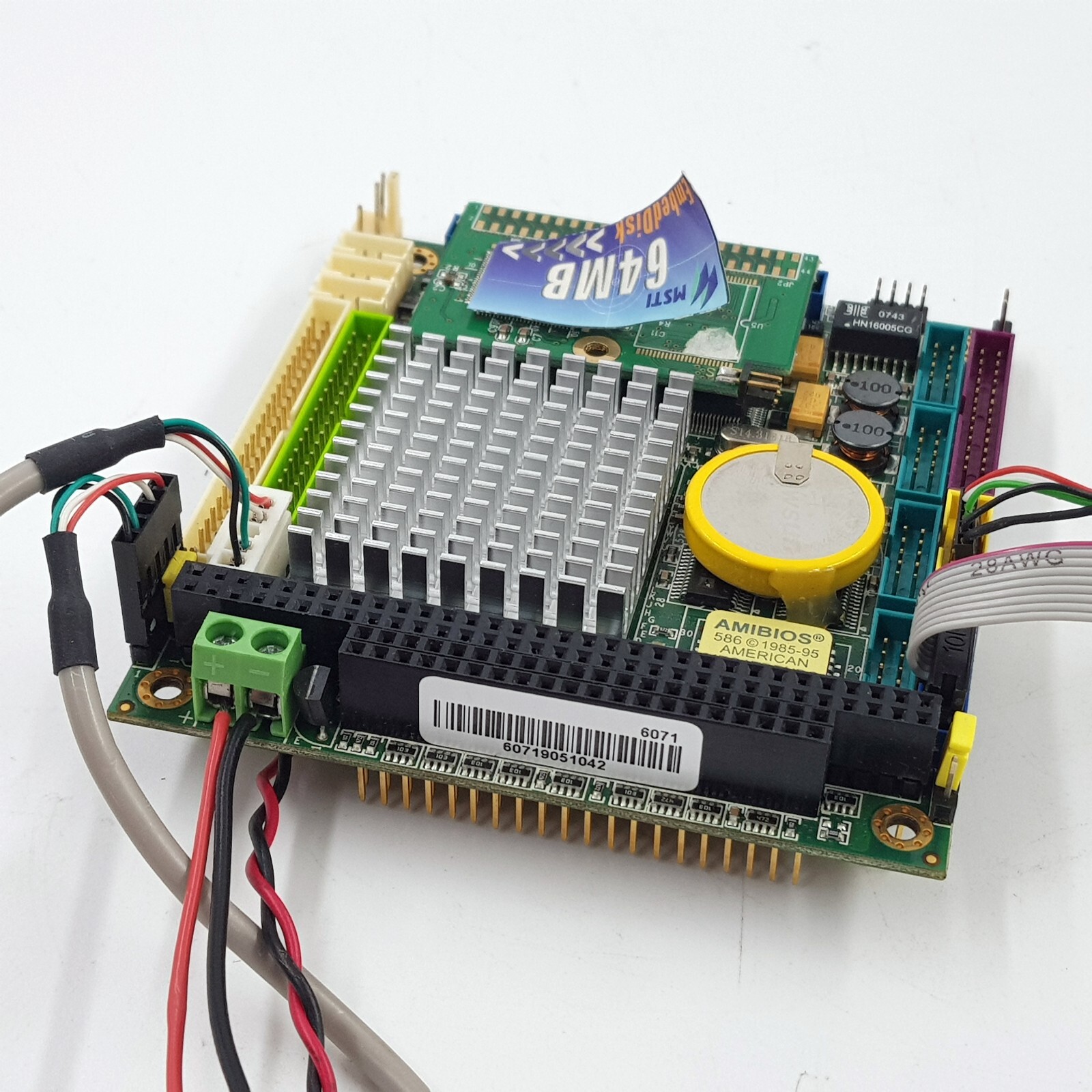 ICOP ICOP-6071 VORTEX86 Win-CE Ver. 4.2 Single Board Computer + VLT40 ...