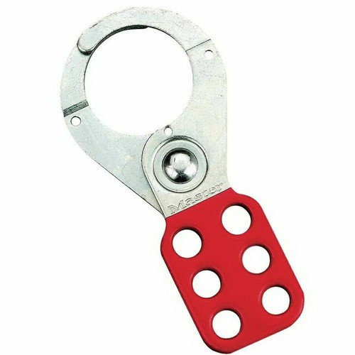 Master Lock 421 Lockout Tagout Hasp w Vinyl-Coated Handle & Extended ...