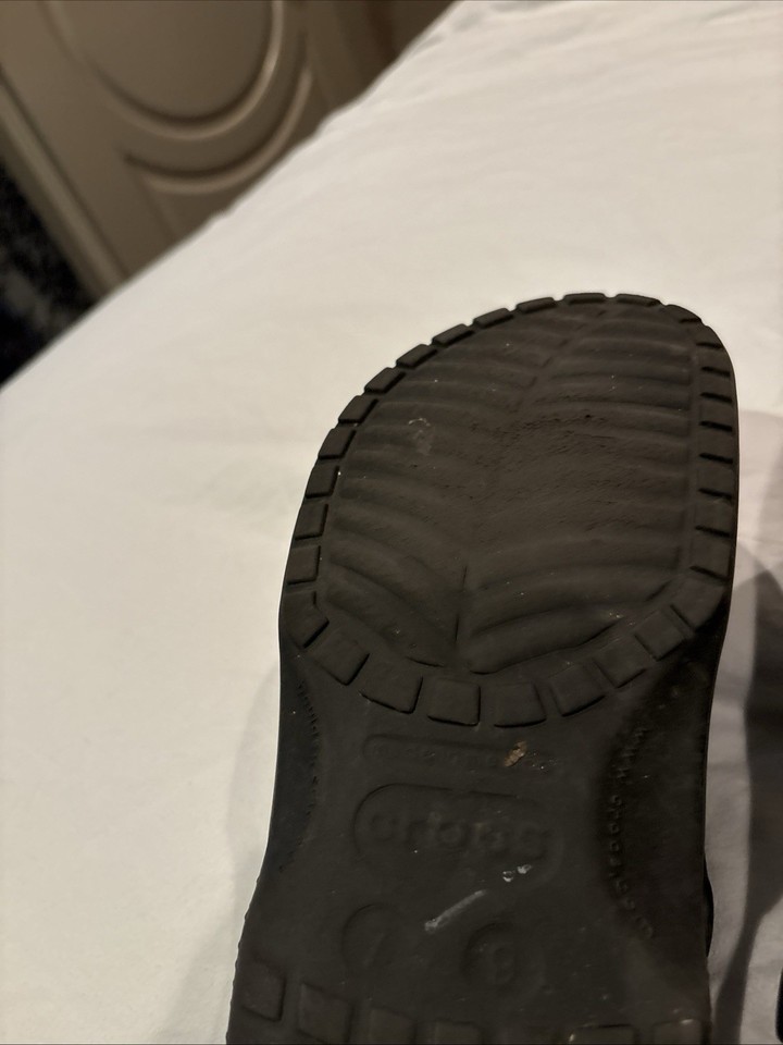 Black crocs size 7/9 Unisex | eBay
