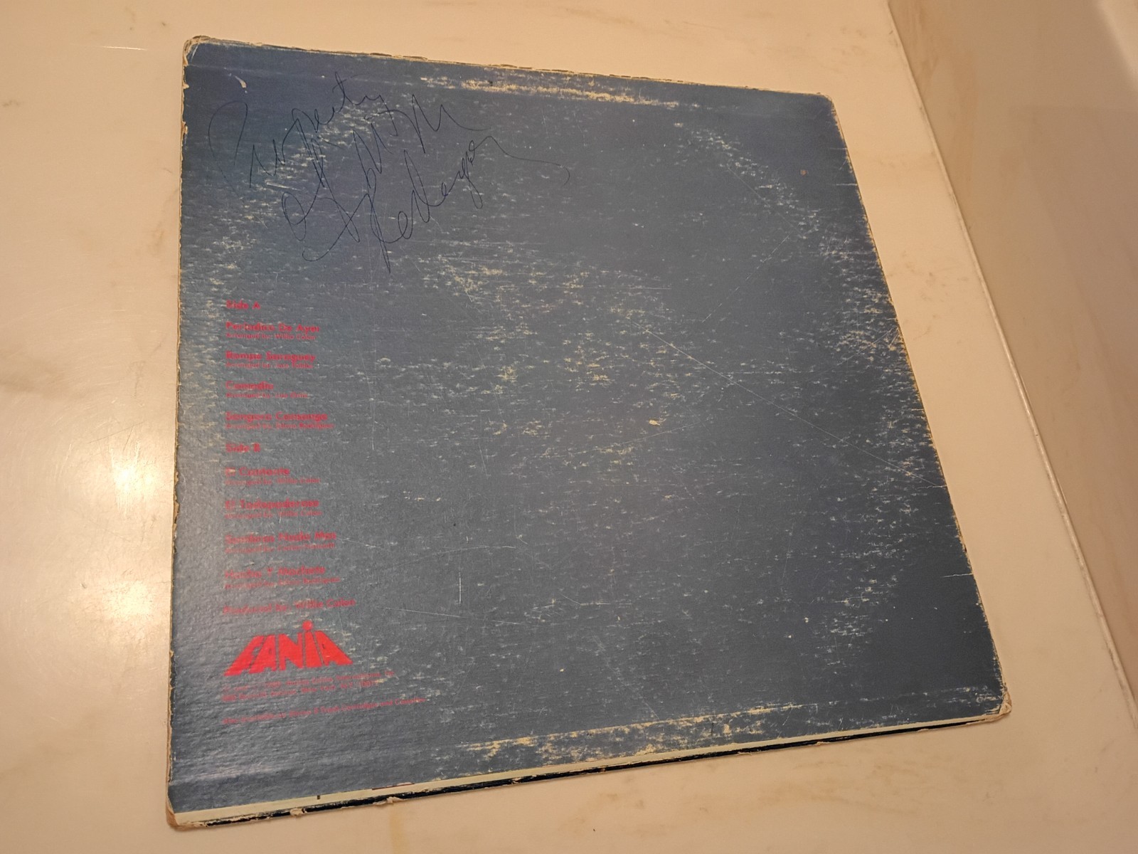 HECOR LAVOE HECTOR'S GOLD VINYL LP 1980 FANIA JM 574 US PRESS SALSA EL ...