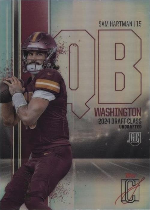 2024 Topps Signature Class - Rookies Chrome Variations Sam Hartman #RCV ...