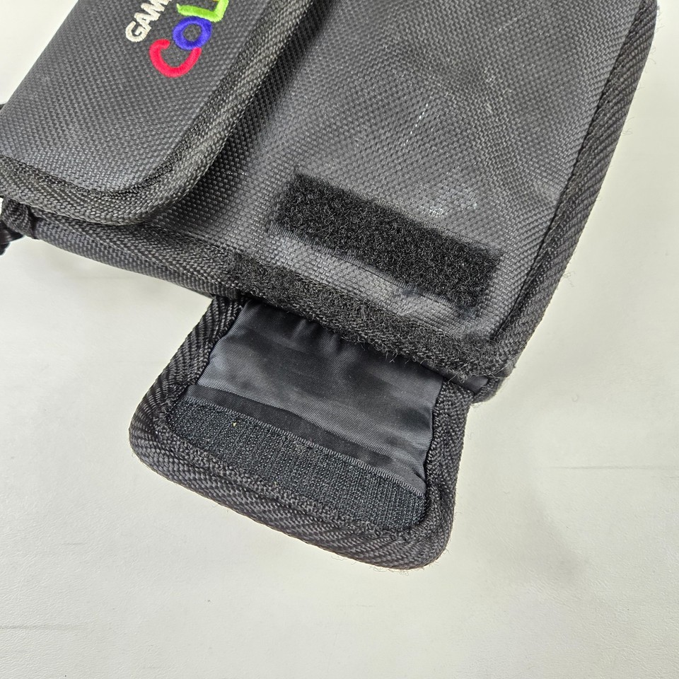 Nintendo Game Boy Color Carry Case with Strap Black Side Loading OEM ...