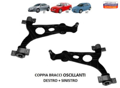 Set 2 Paire Bras Oscillants Avant Inférieurs Alfa Romeo 147 156 Gt | eBay