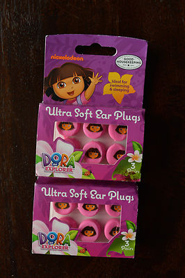 (6-PAIRS) Dora the Explorer Aqua Ears Soft Silicone Ear Plugs | eBay