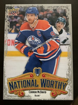 Connor McDavid 2024 Upper Deck National Convention National Worthy Card ...