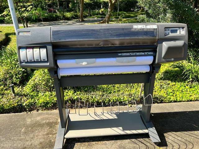 HP Designjet 1050c Plus C6074B Large Format Printer Plotter for sale ...