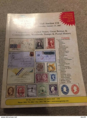 Nutmeg Stamp Sales Auction 134. 2007 United States British European ...