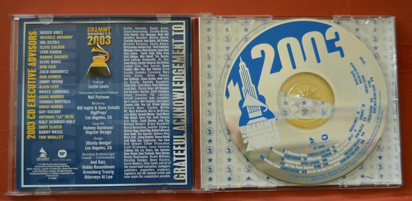 Grammy Nominees 2003 - Audio CD By 2003 Grammy Nominees - GOOD ...