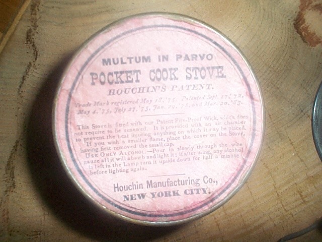 vintage Houchin's Pocket Cook Stove circa patented 1875-1883 camp stove ...