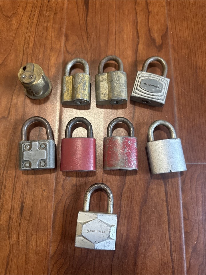Mixed Lot of 9 Vintage/Antique Yale Padlocks and Lock | eBay
