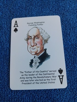George Washington Card Heroes of the American Revolution Hero Decks ...