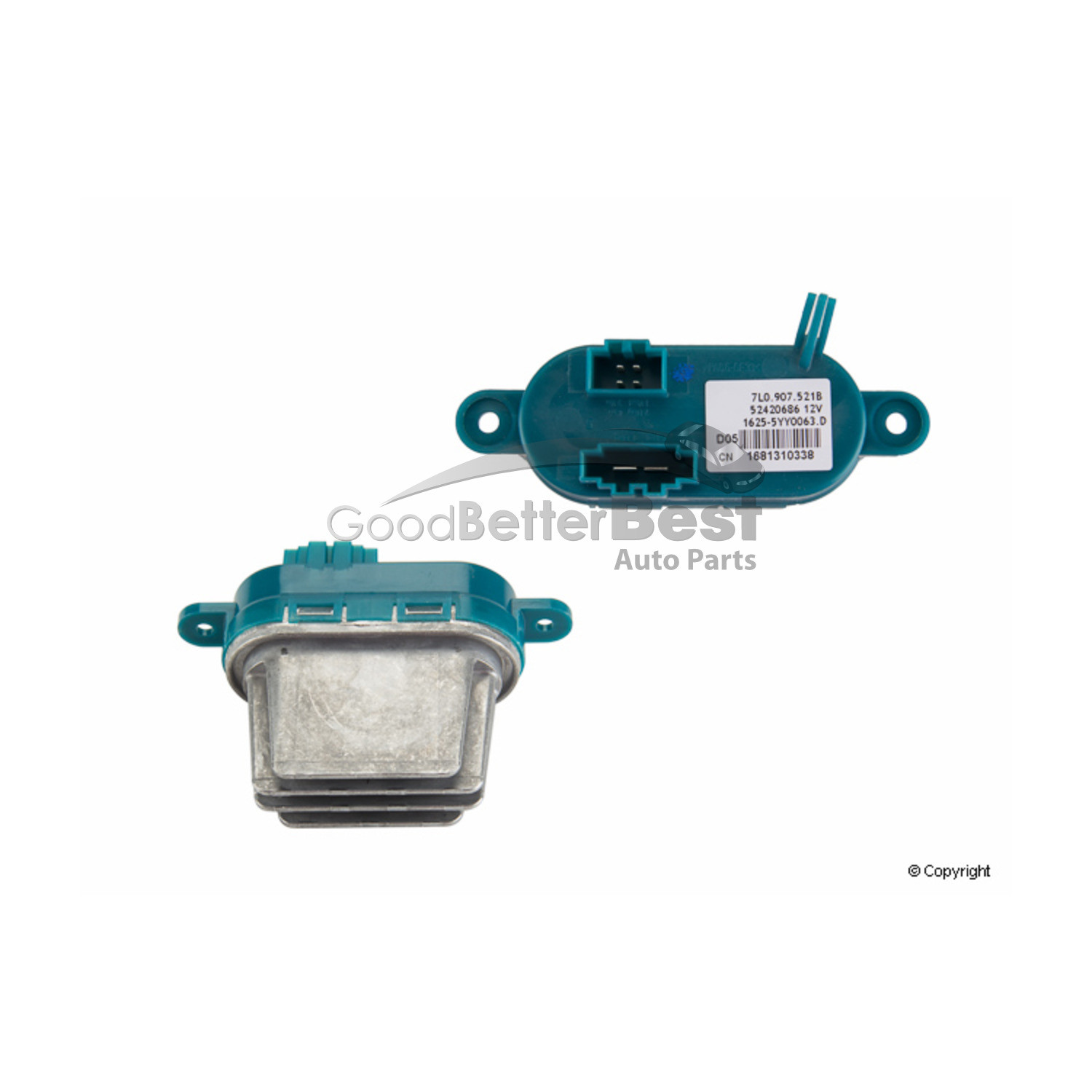 One New Genuine HVAC Blower Motor Resistor 95557234102 for Porsche ...