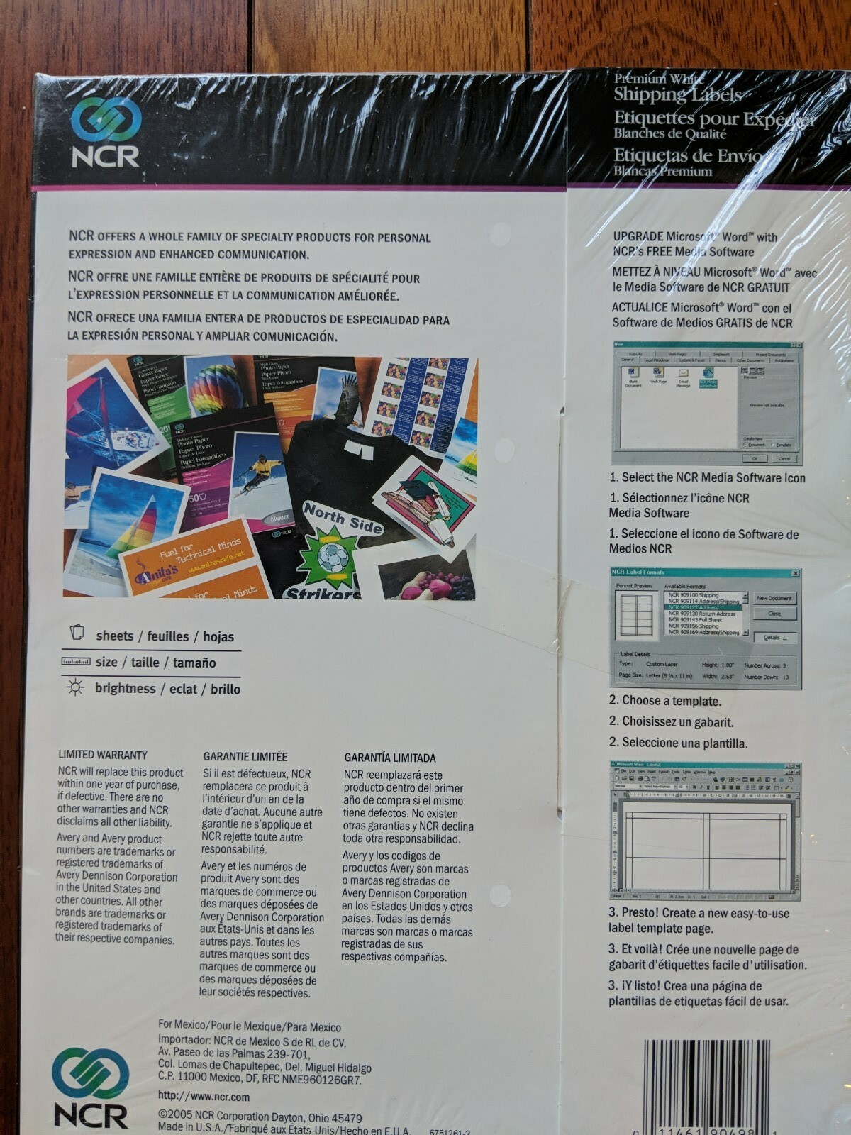 NCR+PREMIUM+WHITE+2%22+%22+LABELS+-910+LABELS-+LASER%2FINKJET ...