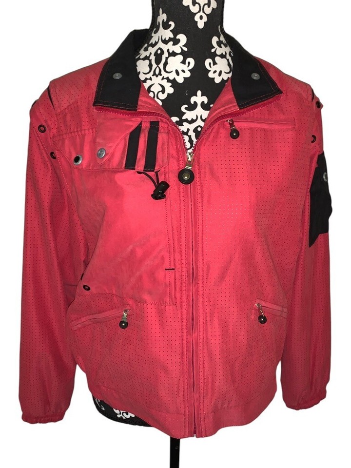 Vintage Jamie Sadock Jacket Men Sz M Convertable to Vest Perforated ...