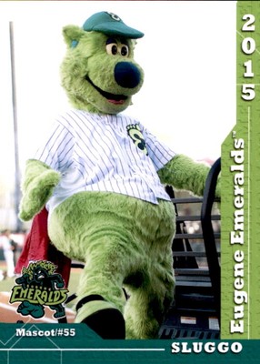 2015 Eugene Emeralds Grandstand #36 Sluggo Mascot - NM Baseball Card | eBay