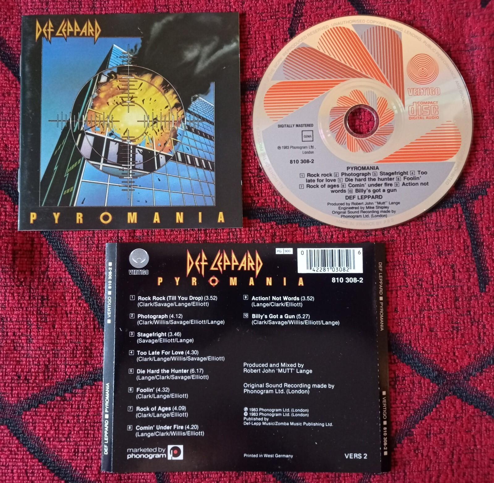 DEF LEPPARD ** Pyromania ** ORIGINAL Germany CD | eBay