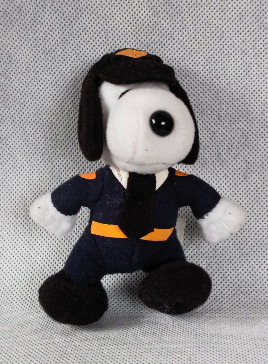 Snoopy Policeman McDonald Plush Doll 4" Toy 2001 Japanese Peanuts From ...