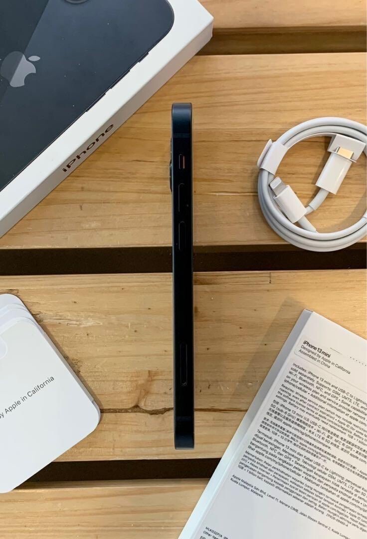 Apple iPhone 13 mini SIM + eSIM 512GB Midnight Factory Unlocked 5G ...
