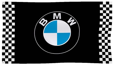 NEW BMW FLAG BANNER SIGN CHECKERED MOTORSPORT POWER 3x5 FEET M6 M3 | eBay