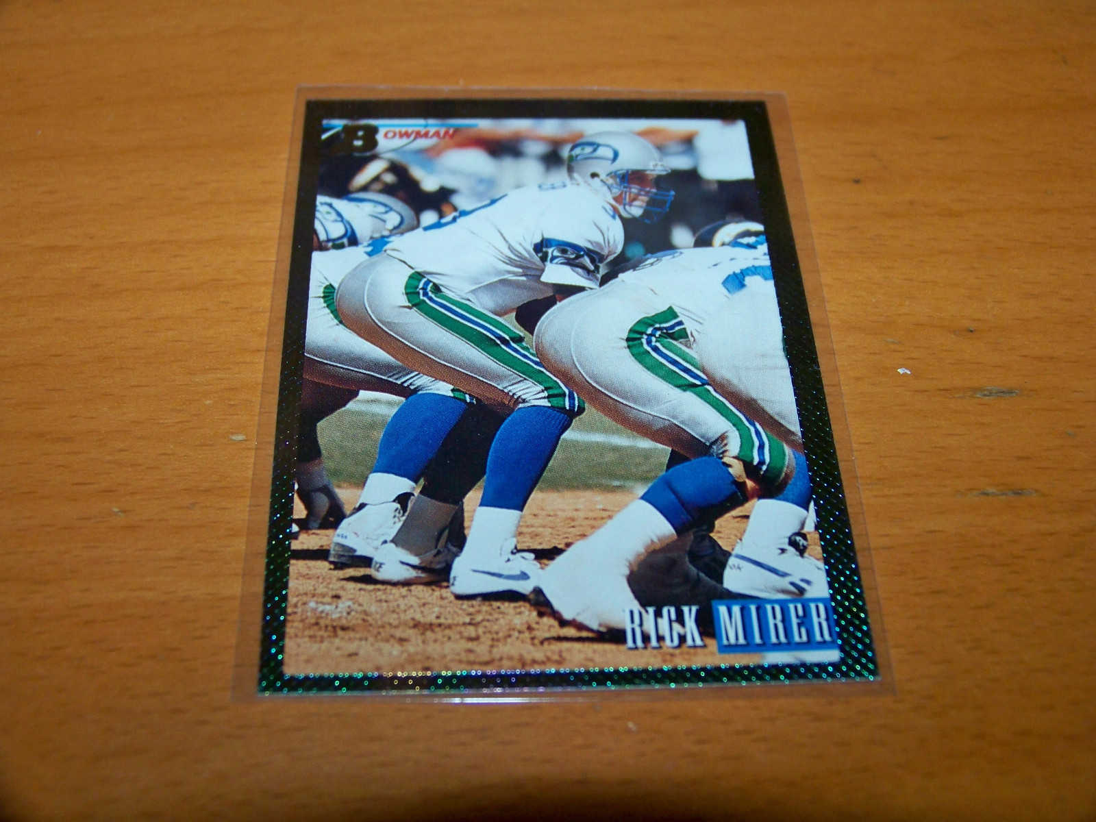 SEAHAWKS RICK MIRER 1993 BOWMAN RAINBOW FOIL #50 ROOKIE CARD RC | eBay