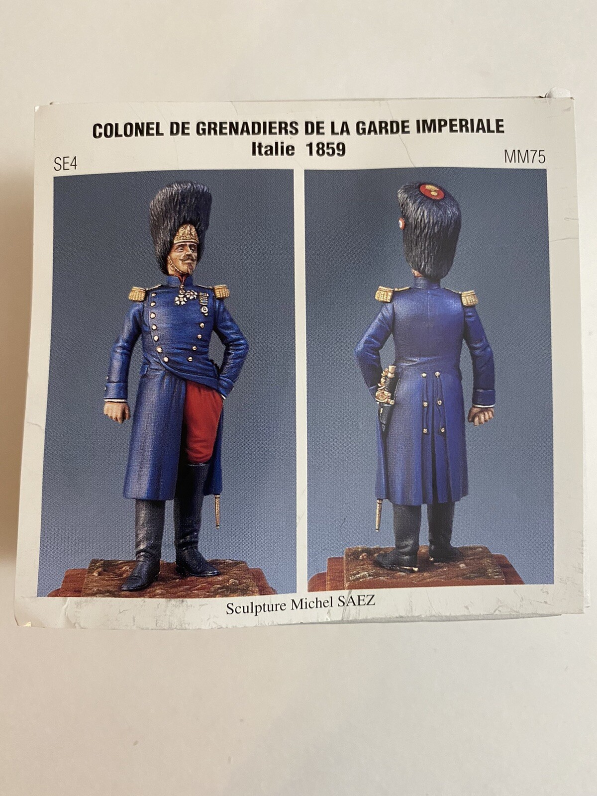 Metal Modeles French Colonel of Grenadiers of Imp Grd Italy 1859 Figure ...