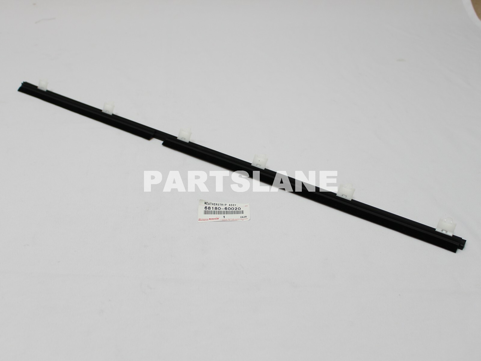 6818060020 Genuine Toyota Weatherstrip ASSY Rear Door Glass Outer RH ...