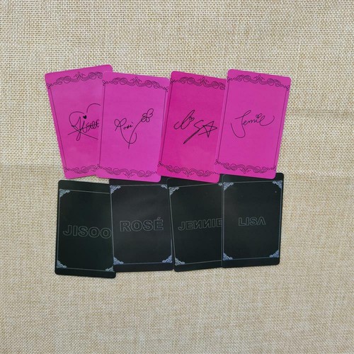 NEW Kpop BP Bpink Autographed Photo Card HD Photocard LISA ROSE Picture ...