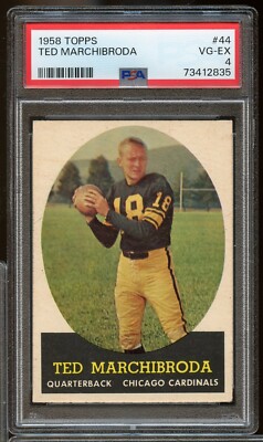 1958 Topps Football #44 Ted Marchibroda PSA 4 | eBay