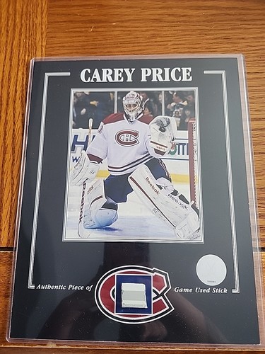 Carey Price Montreal Canadiens game used stick 8x10 picture with coa | eBay