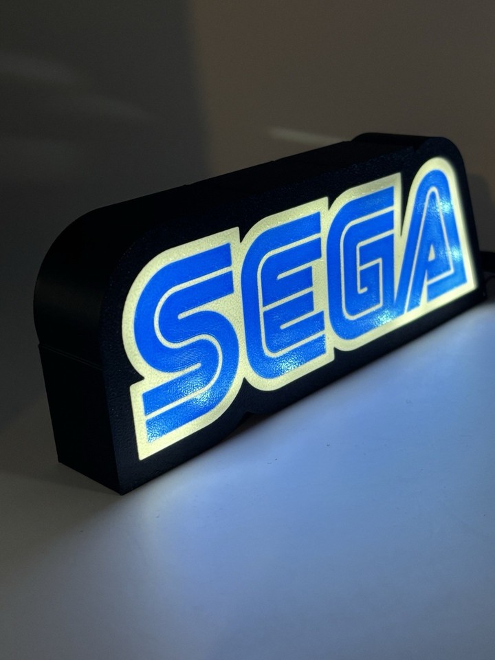 SEGA Light Up LED Sign | eBay