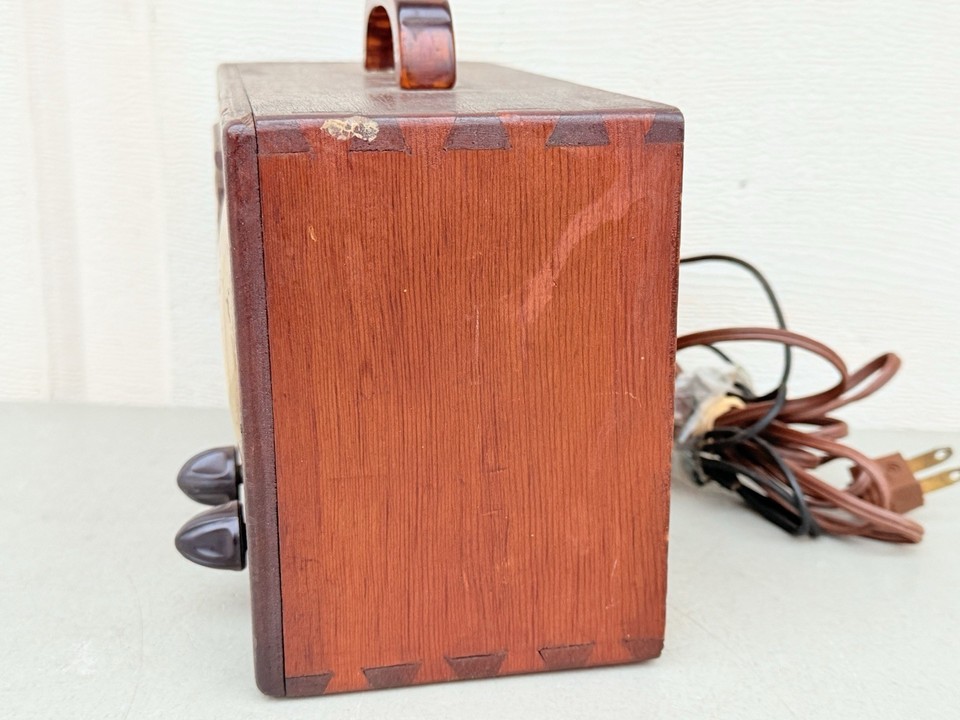Vintage Philco Transitone Tube Radio Midget Working | eBay