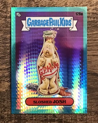 2021 Topps Chrome Garbage Pail Kids Aqua Prism Refractor Sloshed Josh ...