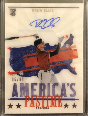 2022 Chronicles Drew Ellis America’s Pastime Rookie Autograph SP Card ...