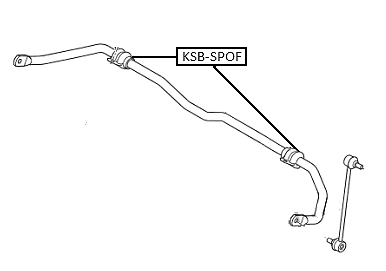 Front Stabilizer Bar Bush D23.7 Febest KSB-SPOF OEM 54813-2Y000 | eBay