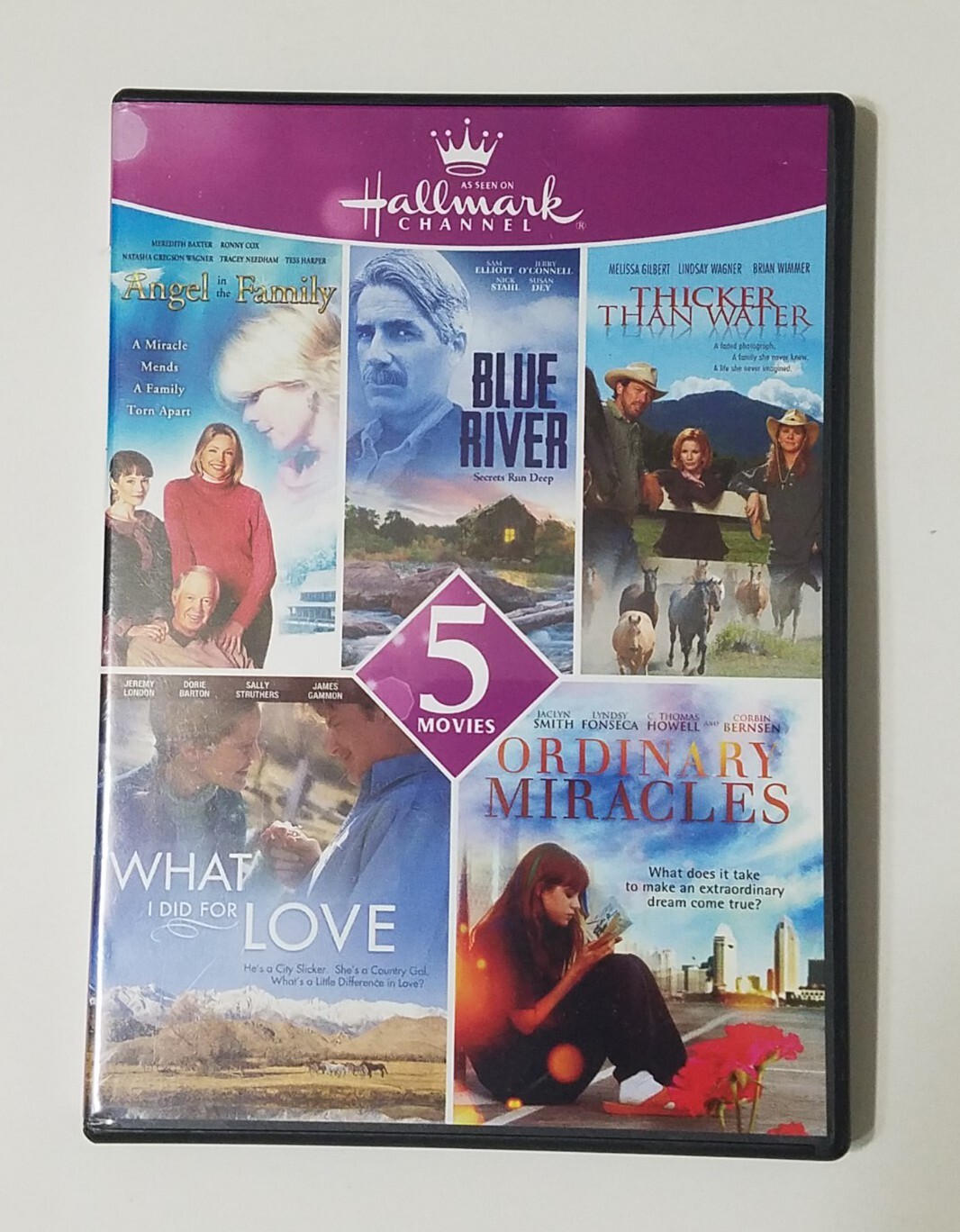 Hallmark Channel: 5 Movies DVD Blue River Ordinary Miracles -- VERY ...